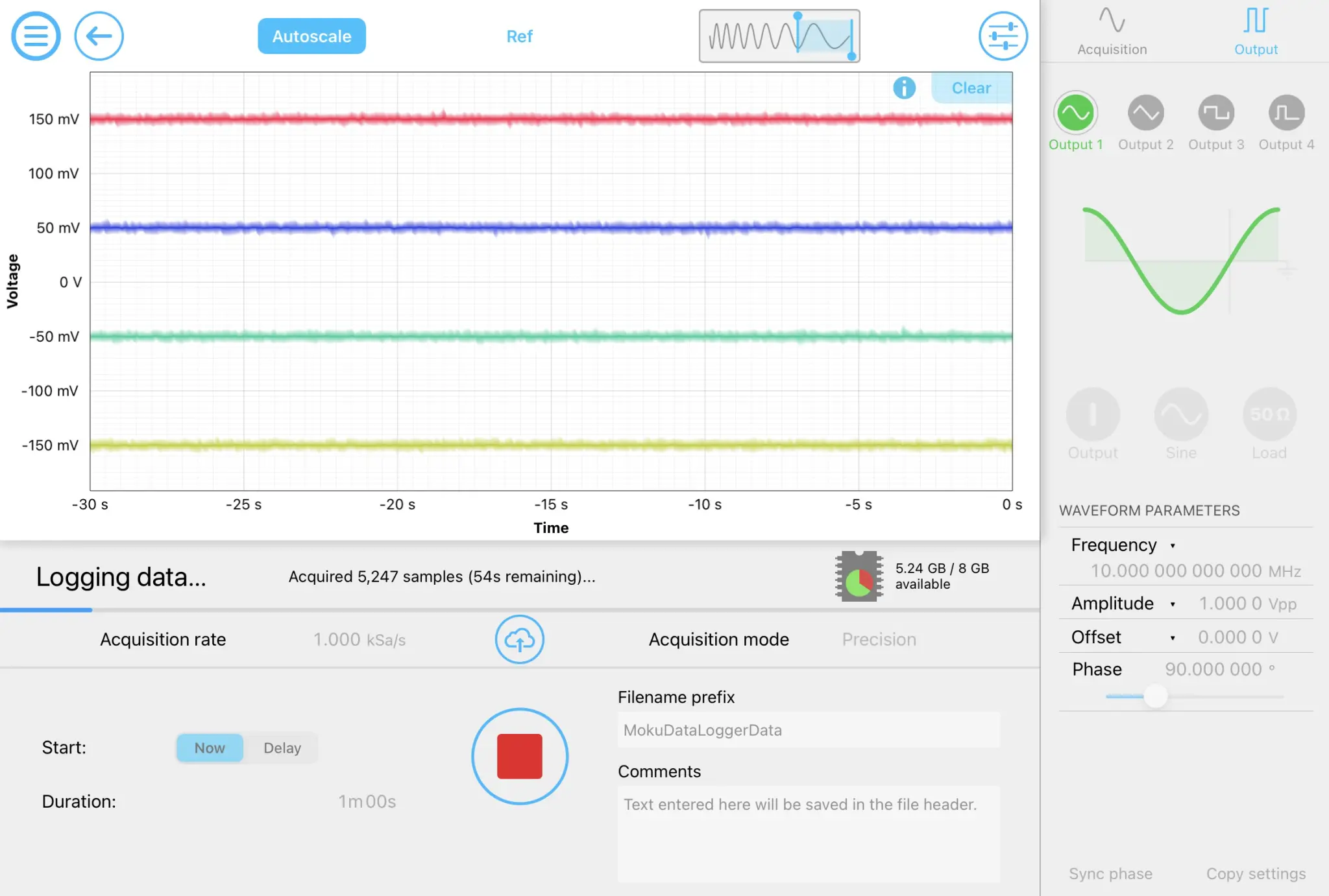 Data Logger | Liquid Instruments