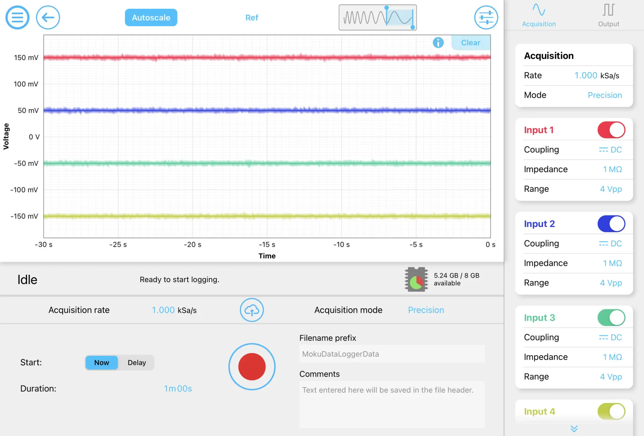 Data Logger | Liquid Instruments